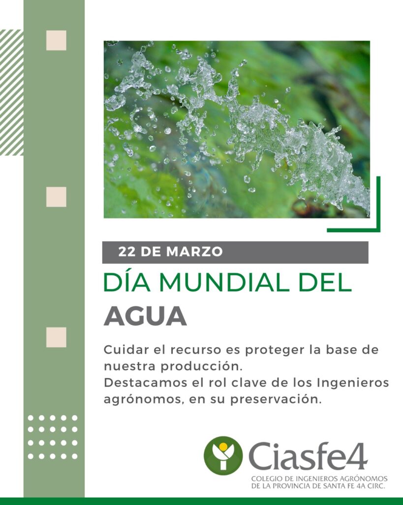 22 Marzo – DÍA MUNDIAL DEL AGUA | CIASFE4 | Colegio de Ingenieros ...